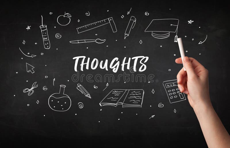 Hand Drawing Education Concept Concept Stock Illustration ...