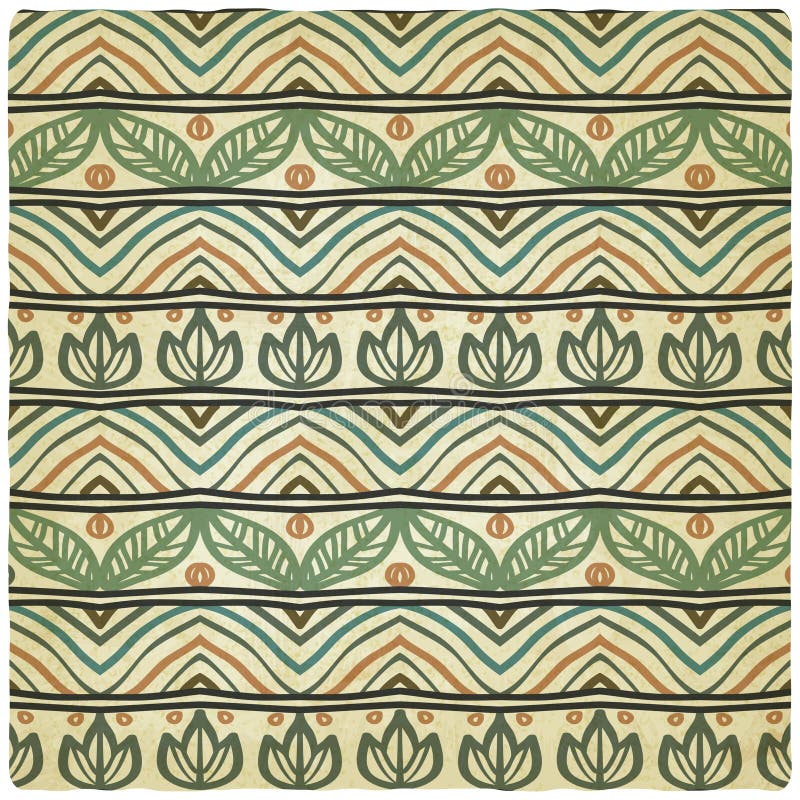 Ethnic pattern stock vector. Illustration of brown, lines - 18465638