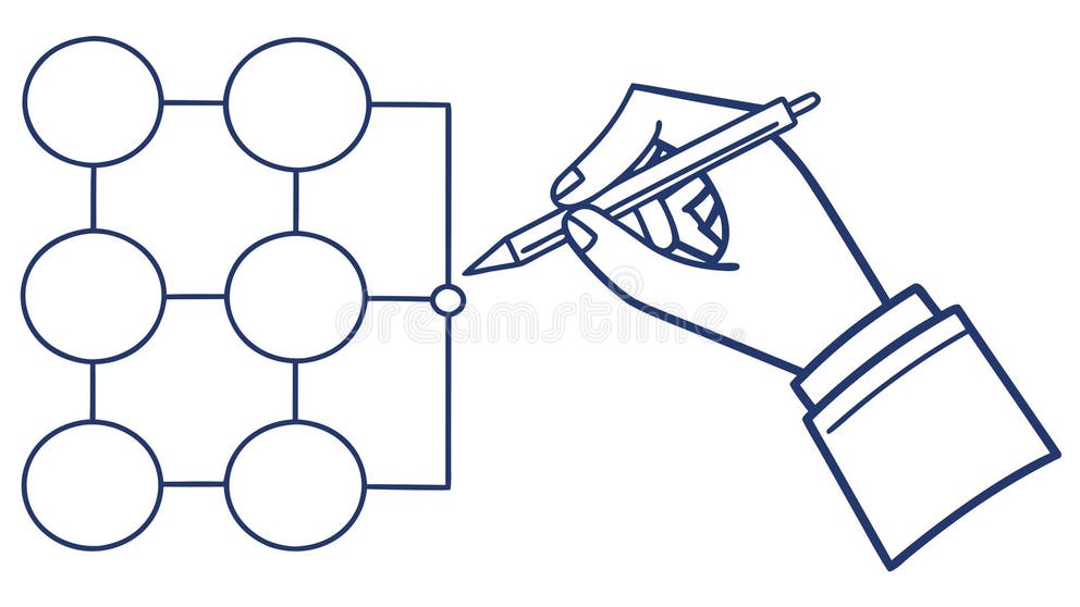 Hand Drawing Flowchart Stock Illustrations – 1,543 Hand Drawing ...