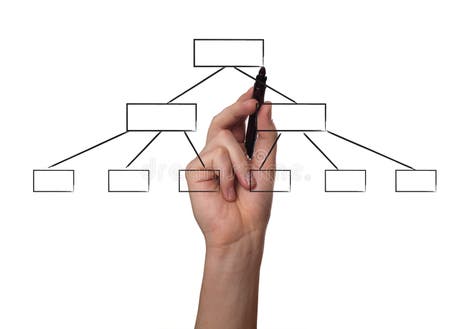 Hand Drawing a Flowchart on a Whiteboard Stock Image - Image of idea ...