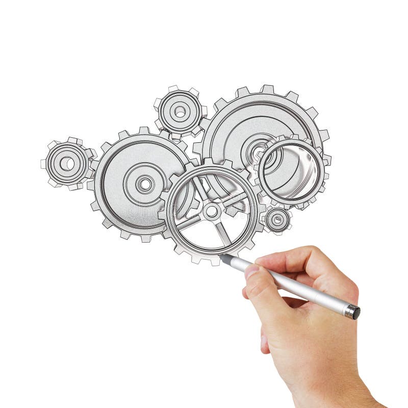 Cogs And Gears Sketch