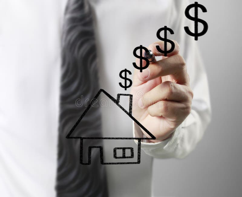 Hand drawing house stock illustration. Illustration of people - 80930335