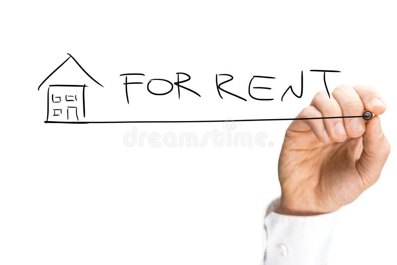 House for Rent, Real Estate, Home, Door, Advertise Stock Image - Image ...