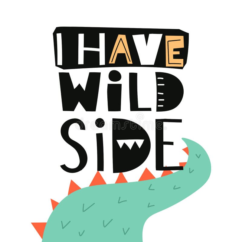 Hand Drawing Lettering, Decor Elements. Colorful Vector Illustration ...