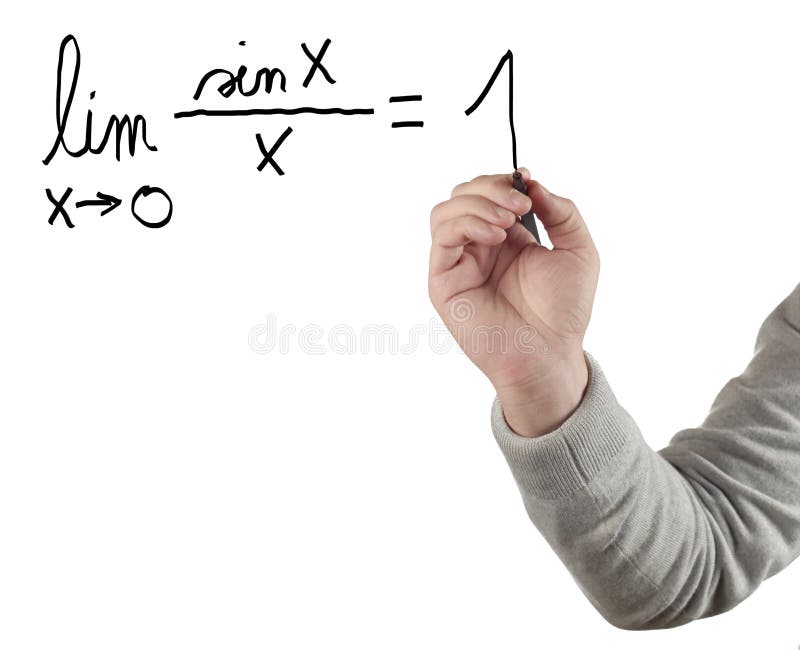 Hand Drawing Limit Equation. Stock Photo - Image of math, space: 29843048