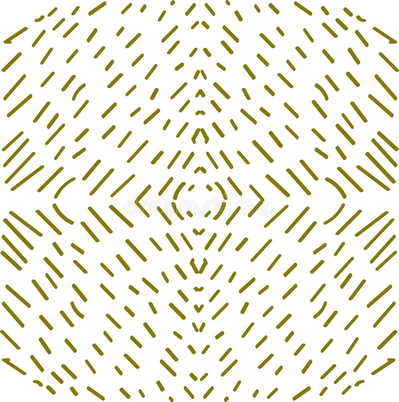 Hand Drawing Line Art Dash Pattern Tile Yellow Line Texture Stock ...