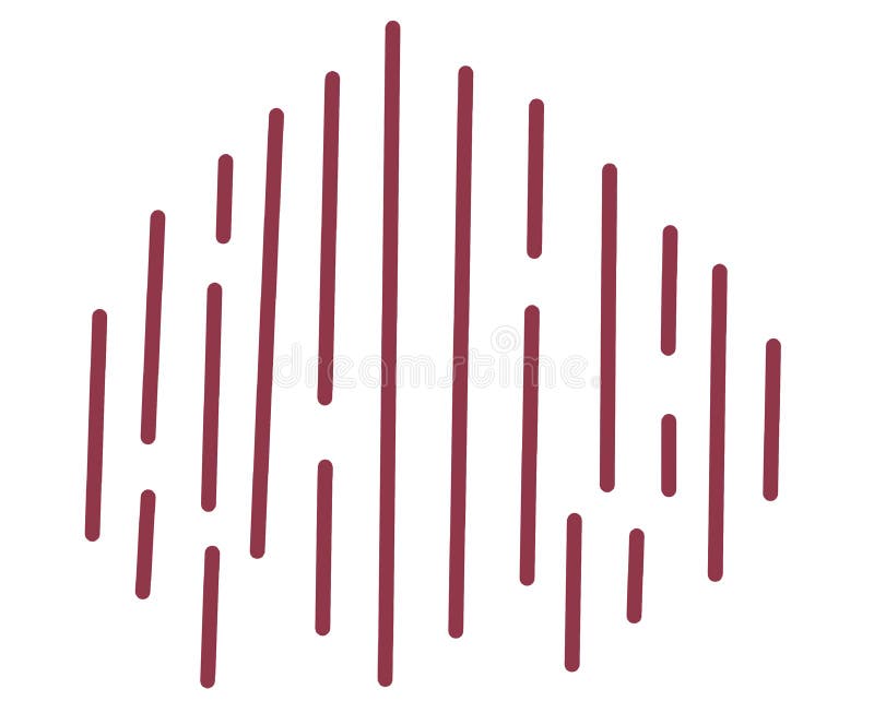 Hand Drawing Line Parallel Graphic Hip Art Abstract Element Stock ...