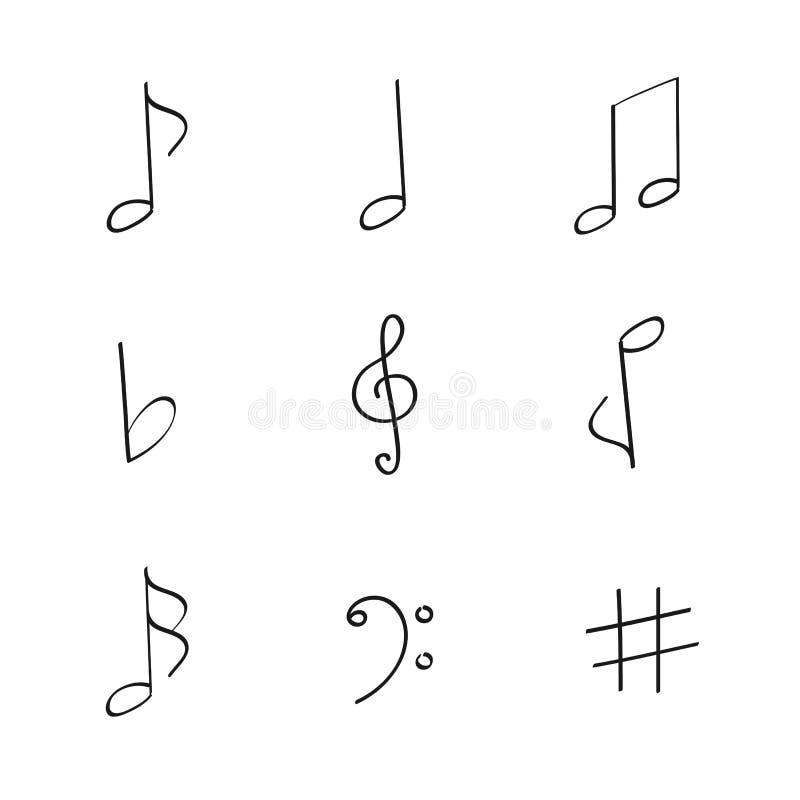 Hand-drawing notes stock vector. Illustration of handdrawing - 53899153