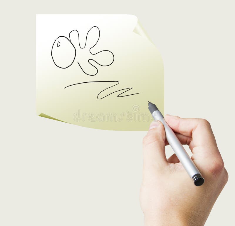 Hand drawing ok stock illustration. Illustration of concept - 38949738