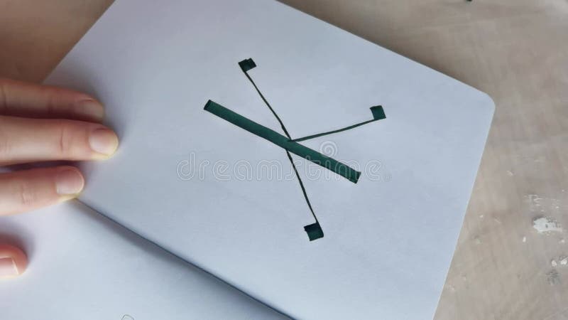 Hand Drawing Precise Geometric Shapes in Timelapse Demonstrates ...