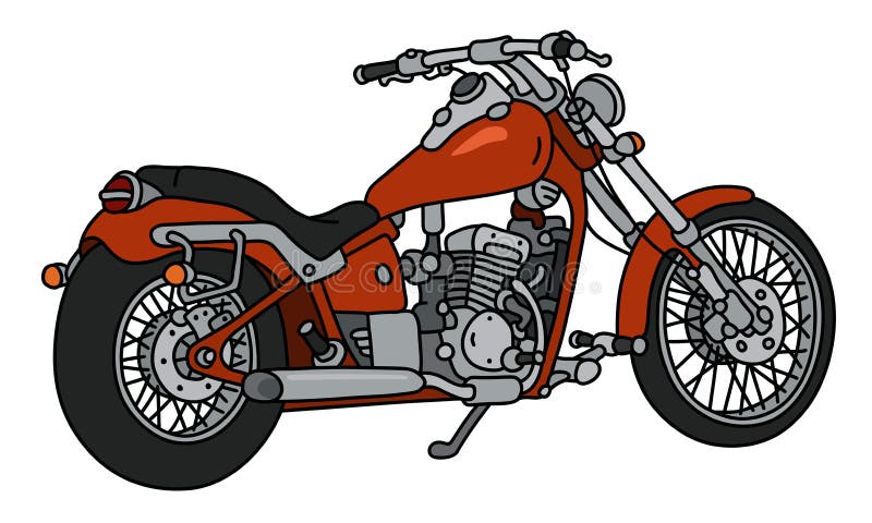 Heavy Bike Drawing Stock Illustrations – 162 Heavy Bike Drawing Stock ...