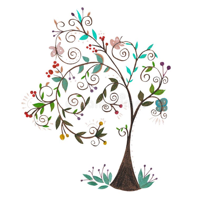 Fairy Tree Stock Illustrations – 17,079 Fairy Tree Stock Illustrations ...
