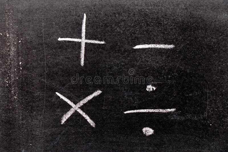 Black Color Hand Drawing Number Mathematics Symbol Stock Photos - Free ...