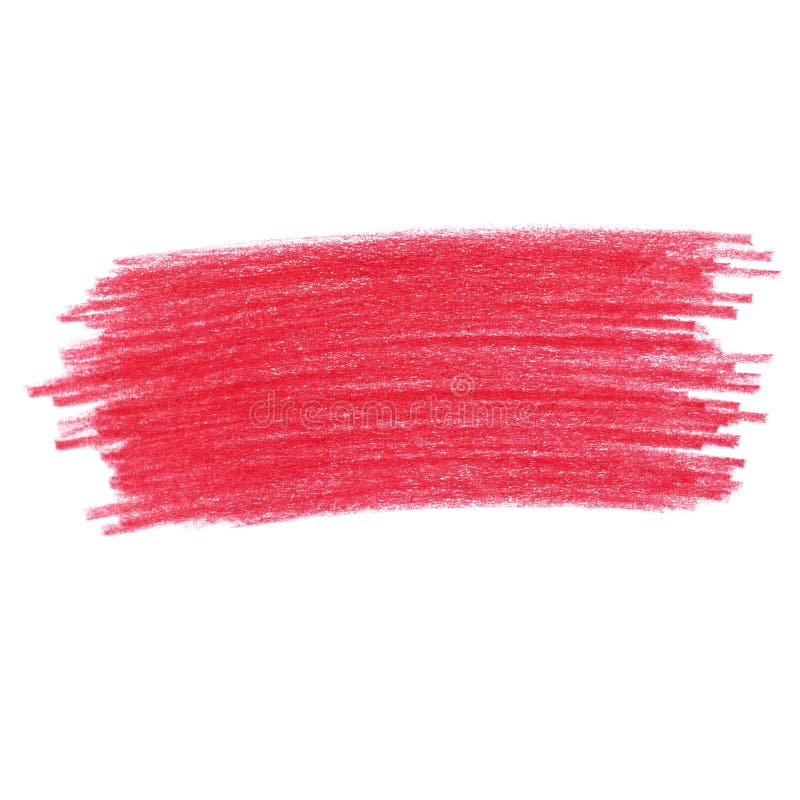 Hand Drawn Abstract Color Pencil Isolated Scribble Stock Image - Image ...