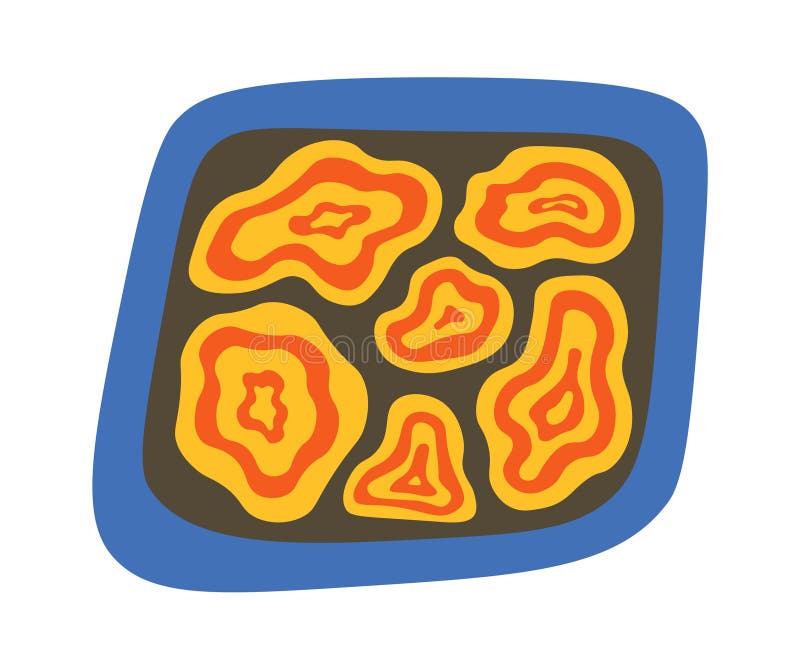 Hand Drawn Abstract Fast Food Stock Vector - Illustration of abstract ...