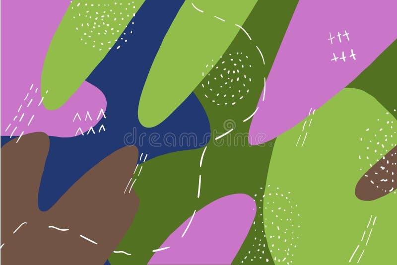Hand Drawn Abstract Fun Color Pattern Cartoon Texture for Doodle ...