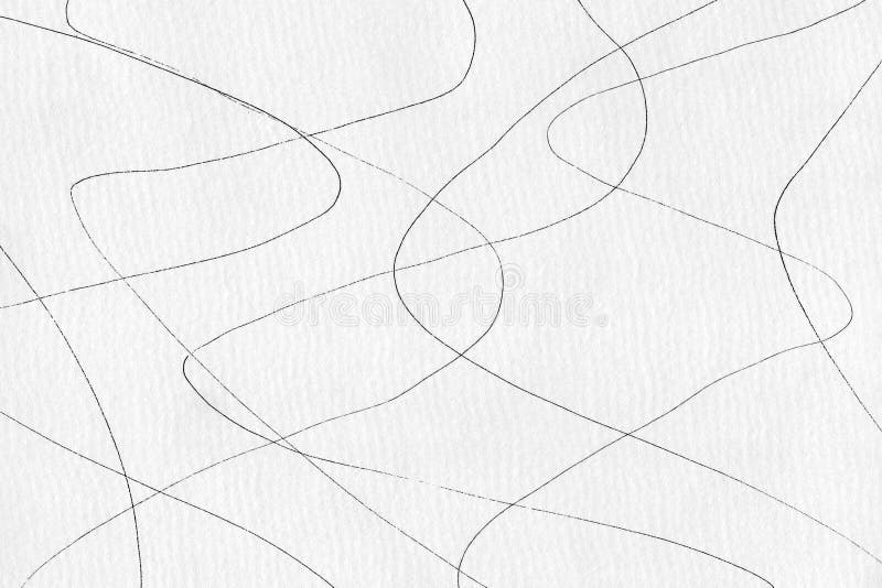 Hand Drawn Abstract Irregular Ink Texture on a Paper. Thin Lines Stock ...