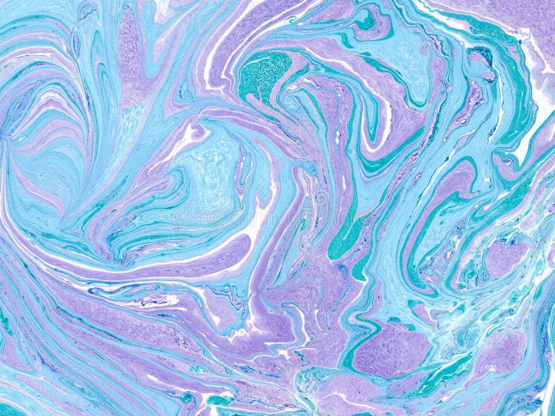 Hand Drawn Abstract Marble Texture. Handmade with Liquid Paint Stock ...