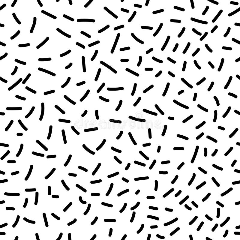 Hand Drawn Abstract Pattern. Memphis Group Style Stock Vector ...