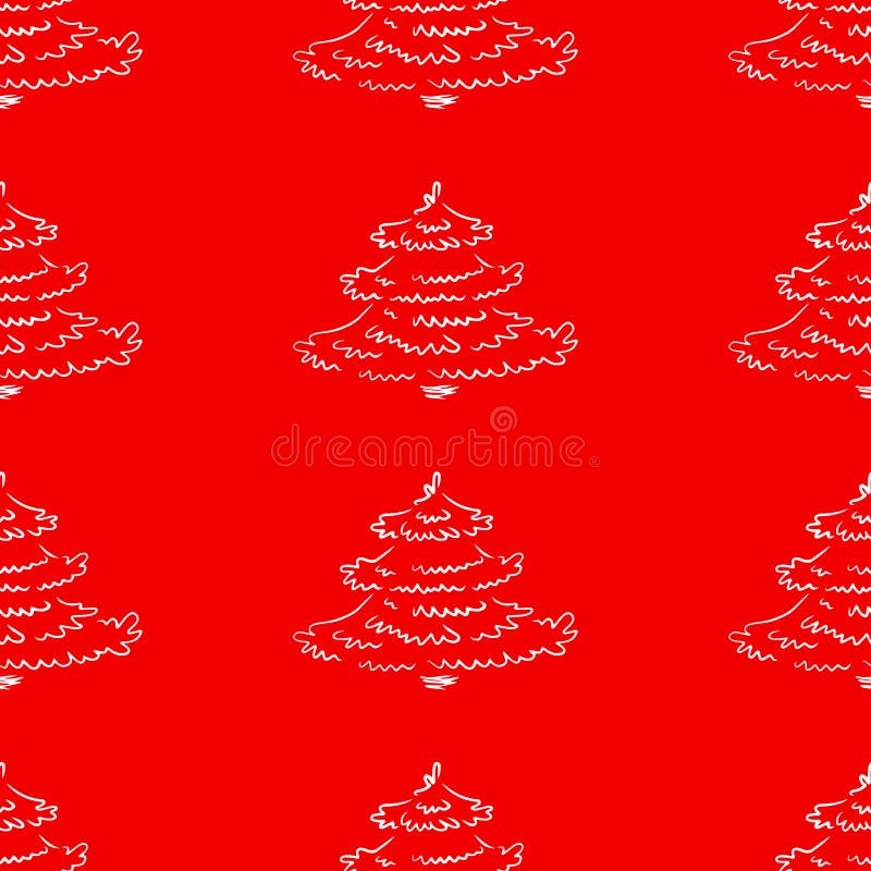 Pine Tree Pattern-24 stock vector. Illustration of tree - 191135310