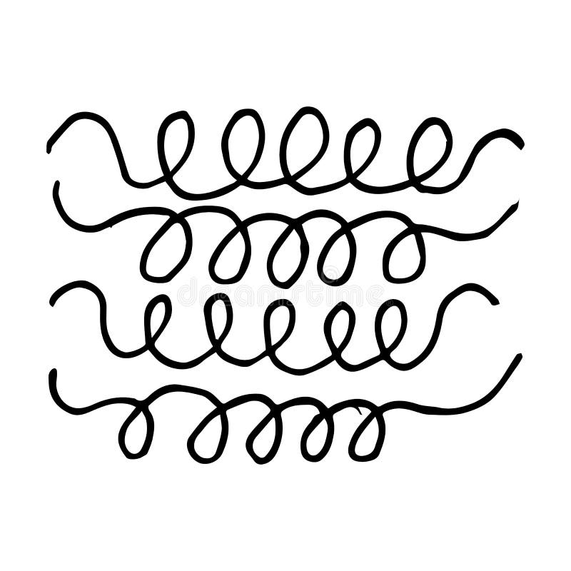 Hand Drawn Abstract Shapes, Textures. Vector Design Elements ...