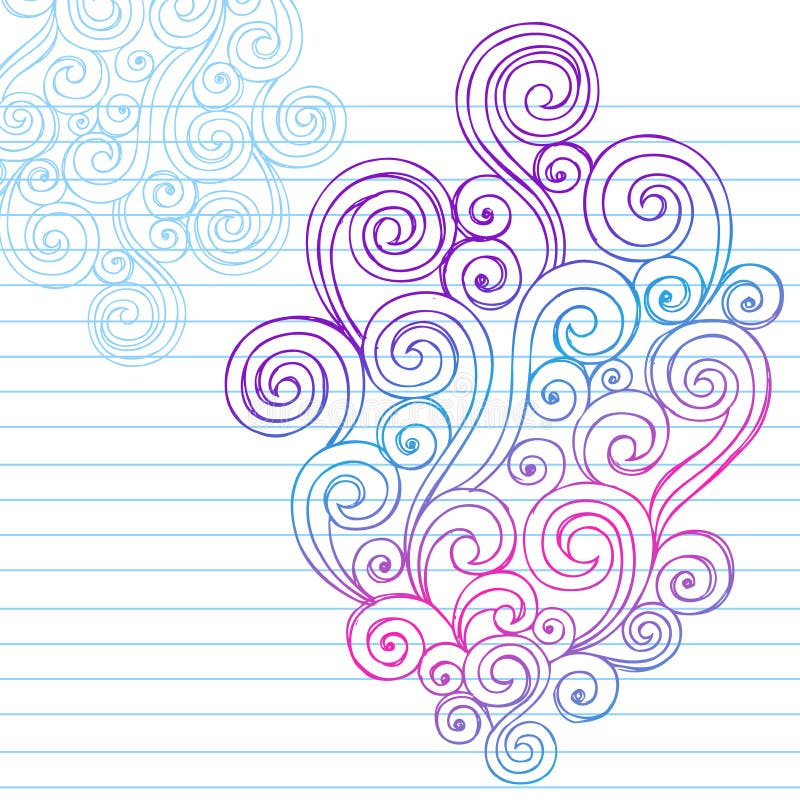 Easy Swirl Designs To Draw On Paper Geometric Spiral Line Art Drawing