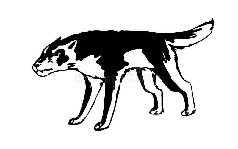 Aggressive Wolf Coloring Pages