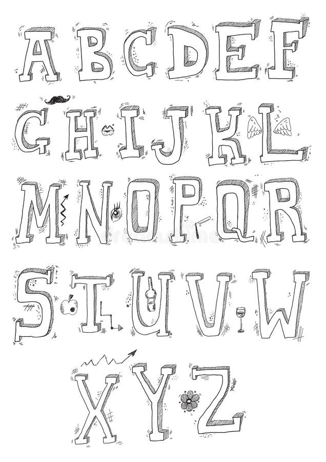 Fancy Initial Alphabet stock vector. Illustration of decoration - 23316680