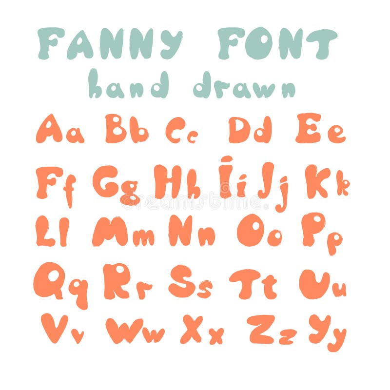 Hand drawn alphabet stock vector. Illustration of emblem - 44769033