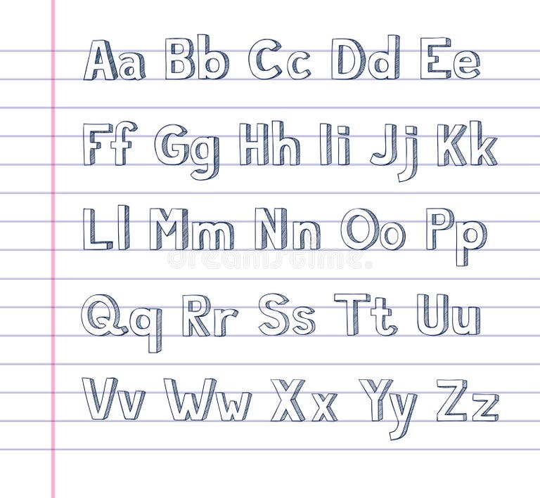 Shaded Alphabet Stock Illustrations – 769 Shaded Alphabet Stock ...