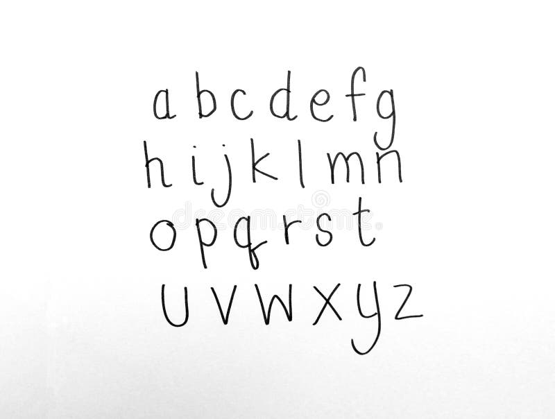 1,075 Hand Drawn Alphabet Handwritten Font Stock Photos - Free ...