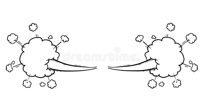 Hand Drawn Angry Smoke Elements Stressed Emotion Comic Graphic Doodle ...