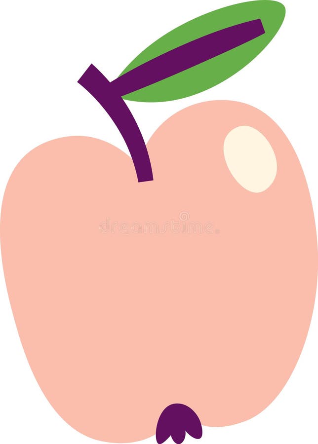 Hand Drawn Apple stock vector. Illustration of hand - 361682768