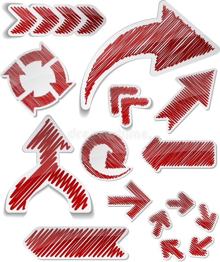 Paint splash arrows stock vector. Illustration of left - 17898370