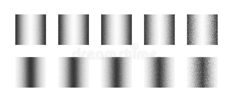 Hand Drawn Art Different Dotted Linear Gradients Vector Set Isolated on ... Hand Drawn Art Different Dotted Linear Gradients Vector Set Isolated on ...