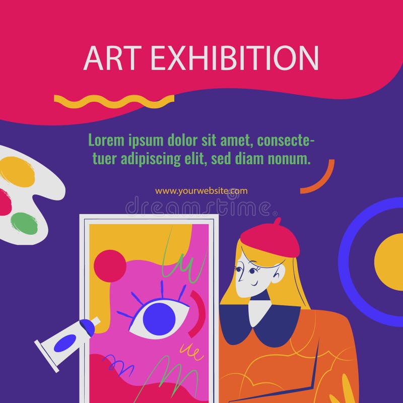 Exhibition Posts Stock Illustrations – 76 Exhibition Posts Stock ...