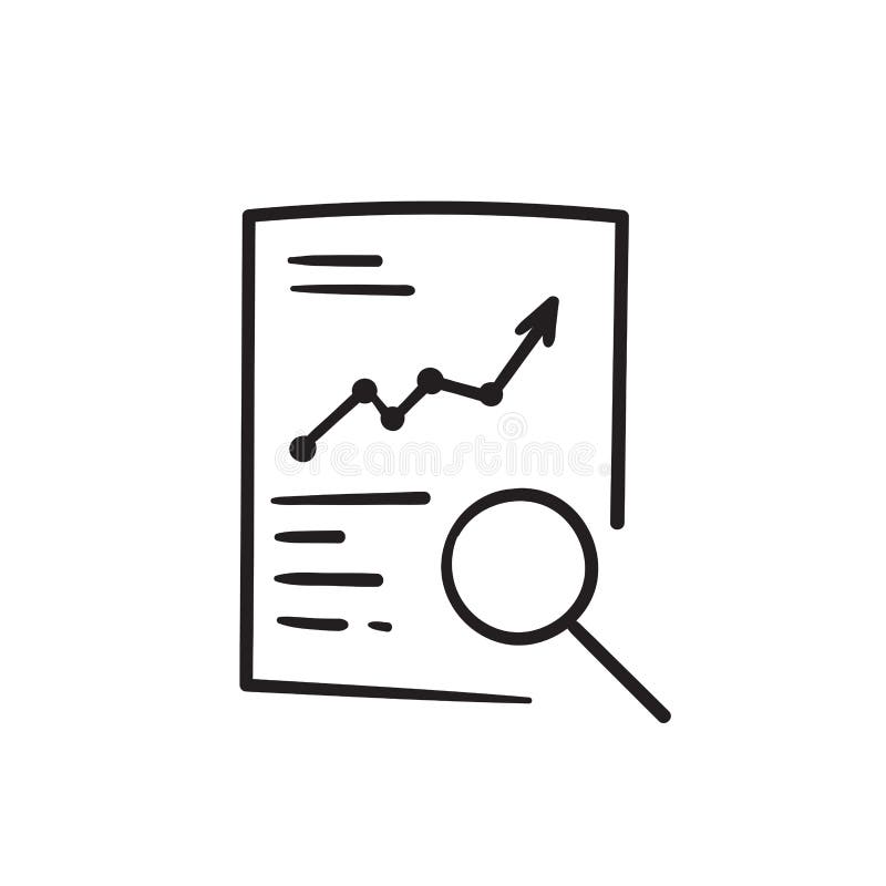 Hand Drawn Assessment Result. Concept of Bill, Invoice or Description ...