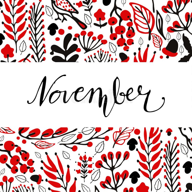 Word November Stock Illustrations – 4,426 Word November Stock ...