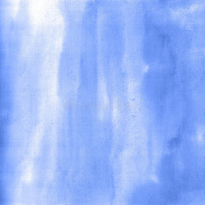 Hand Drawn Background with Watercolor Blue Splashes. Stock Image ...