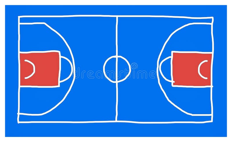 Line Drawing Basketball Court Stock Illustrations – 528 Line Drawing ...