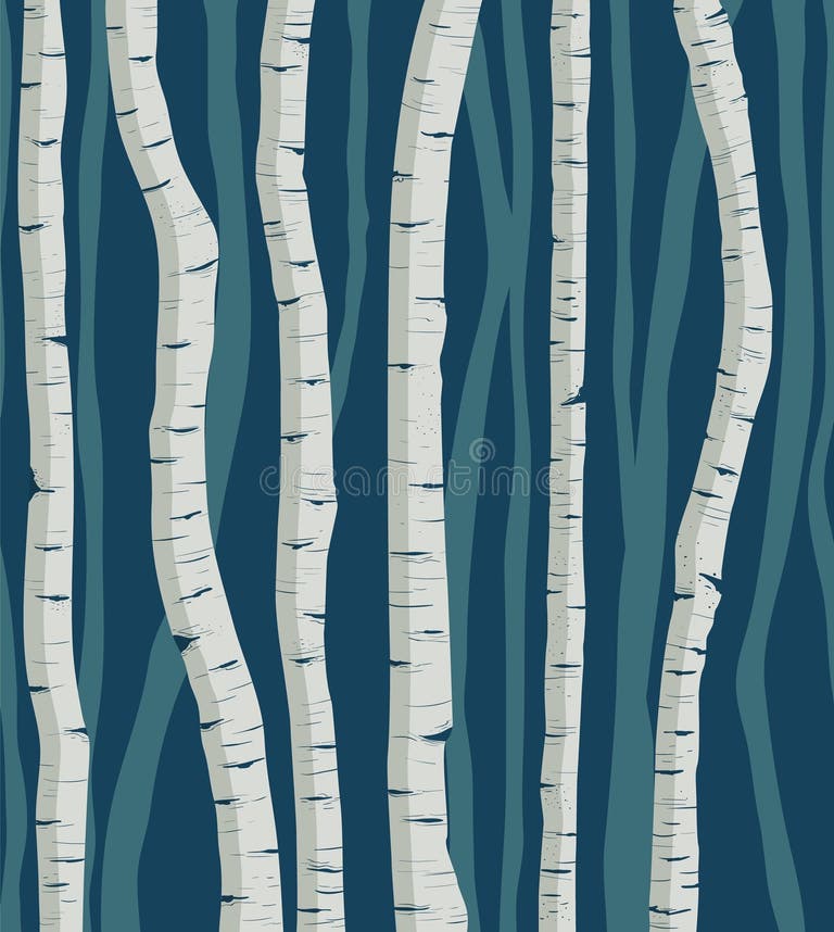 Birches Pattern Stock Illustrations – 142 Birches Pattern Stock ...