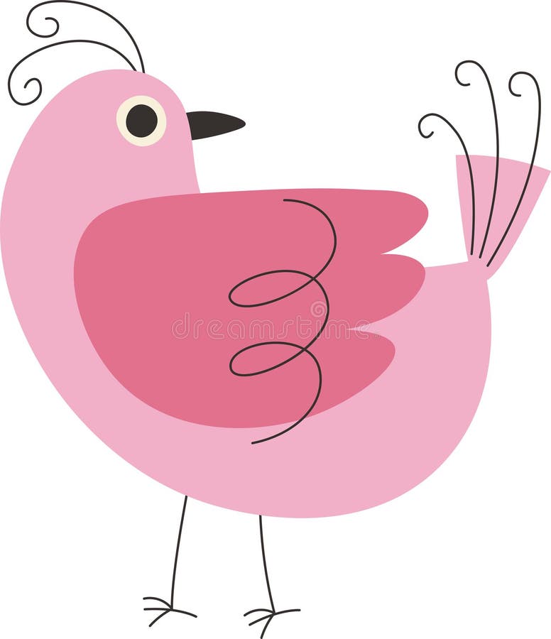 Hand Drawn Bird stock vector. Illustration of bird, sketch - 306523380