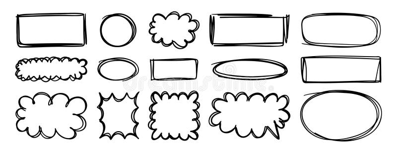 Empty Doodle Picture Frames Stock Illustrations – 3,658 Empty Doodle ...