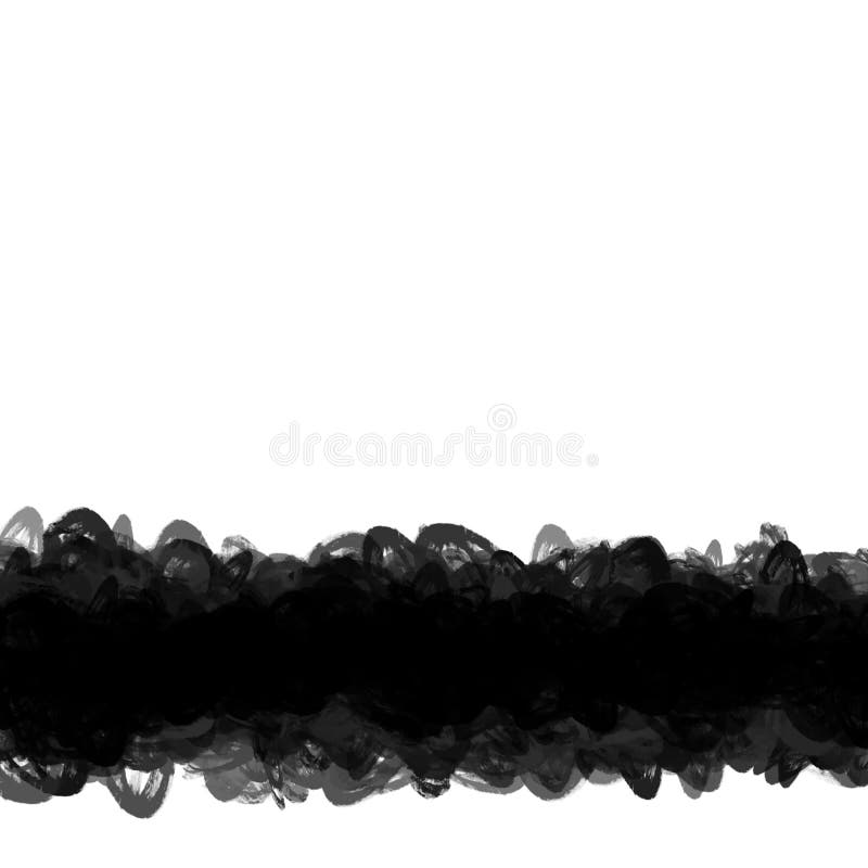 Hand-Drawn Black Permanent Marker Abstract Background. Stock ...