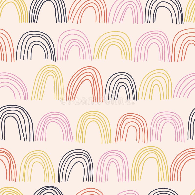 Hand Drawn Bohemian Pattern, Seamless Background, Boho Illustration ... Hand Drawn Bohemian Pattern, Seamless Background, Boho Illustration ...