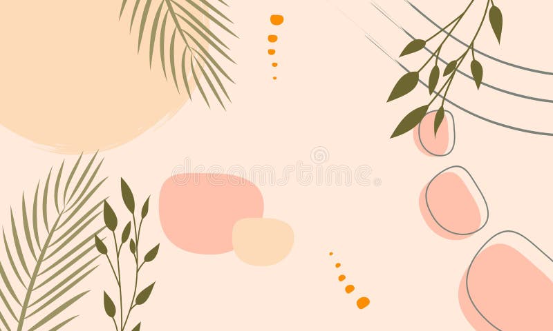 Hand Drawn Boho Background Vector Stock Vector - Illustration of ...