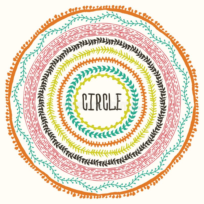 Hand Drawn Boho Circle Stock Illustrations – 16,391 Hand Drawn Boho ...