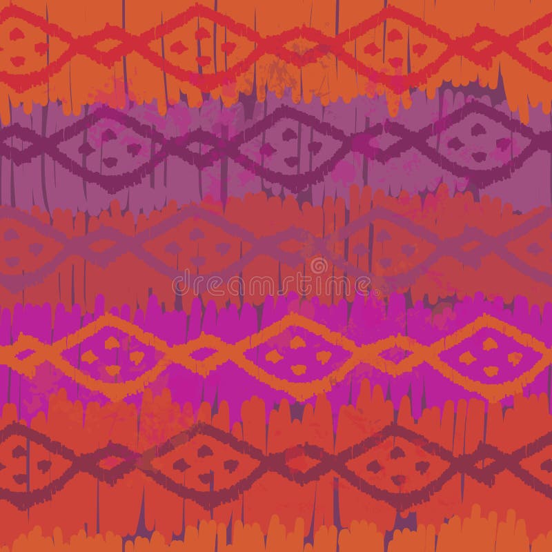 Bright Tribal Seamless Pattern Stock Vector - Illustration of ethnic ...