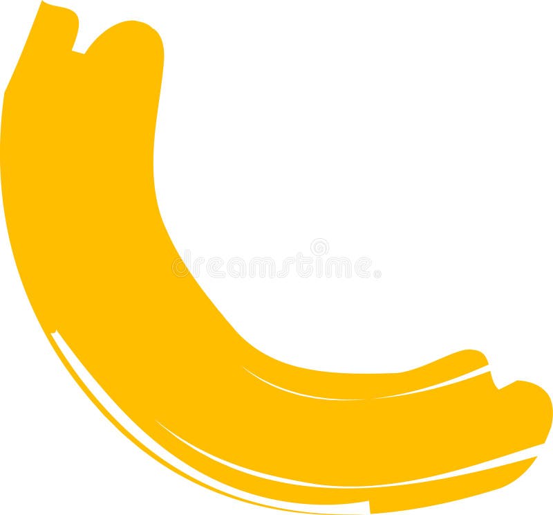 Hand Drawn Brush Rounded Stroke Stock Vector - Illustration of sketch ...