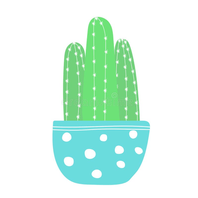Hand Drawn Cacti Sketch Set For Stickers Prints Design And Decor